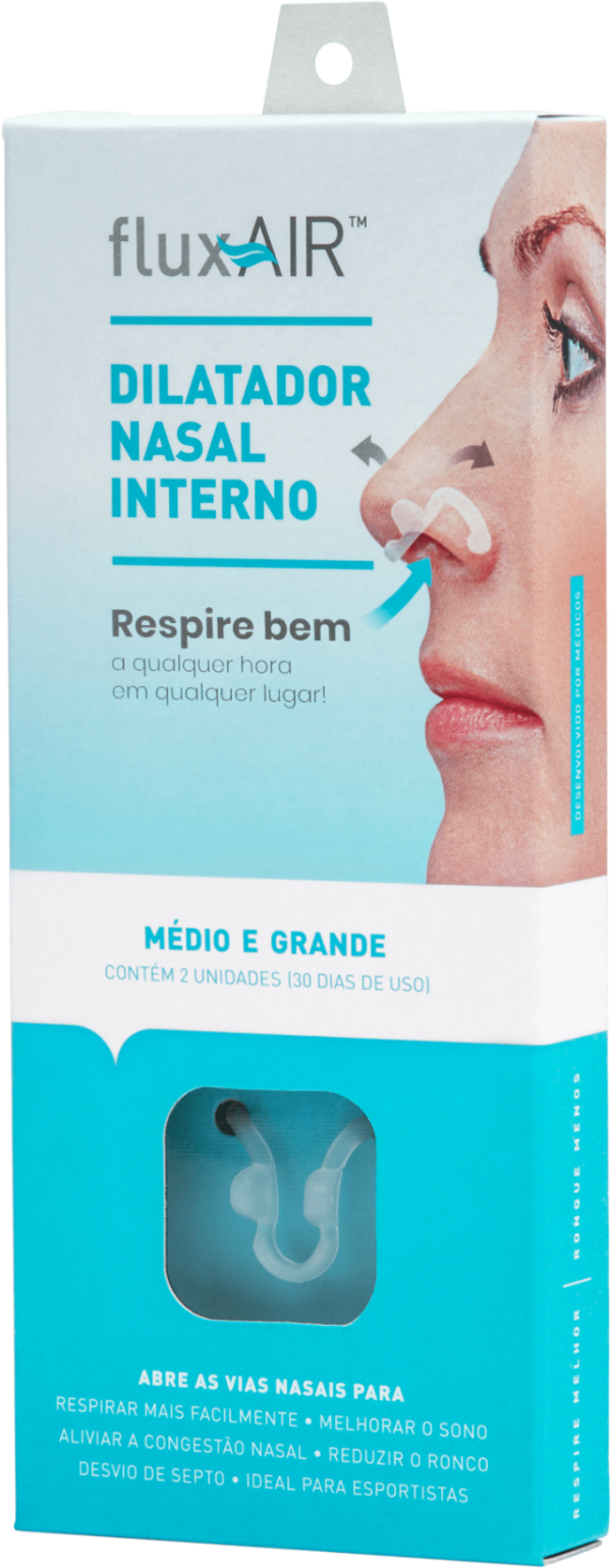 Dilatador Nasal Interno- Flux Air (Médio e Grande) - Respirox